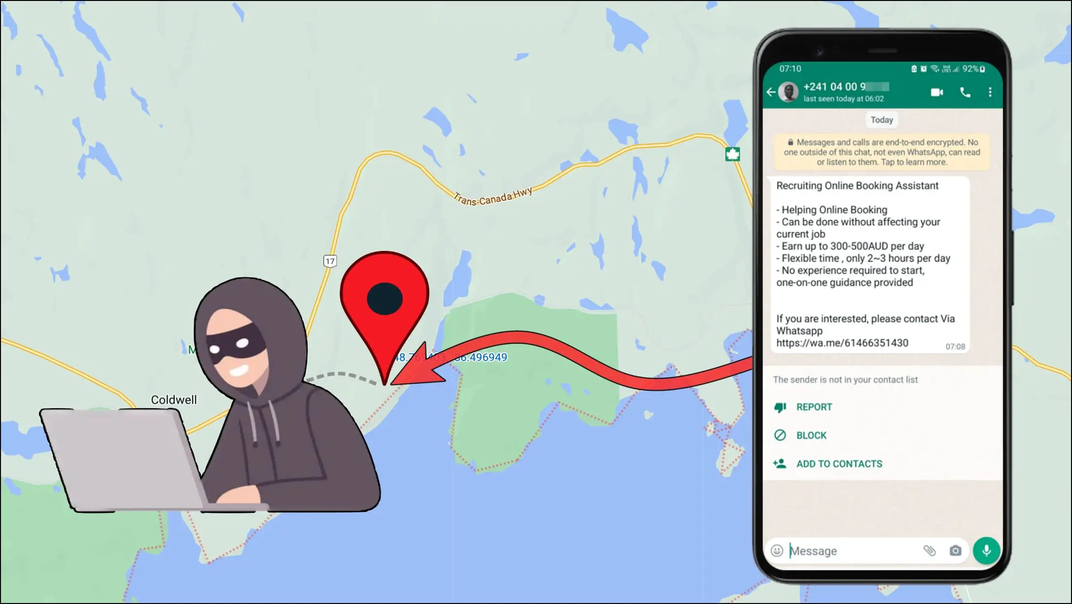 How to Find a Scammer’s Location and IP Address Using a Link – I Race iT